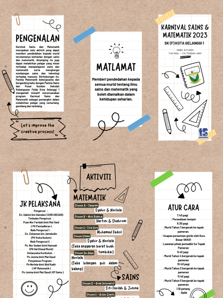 Pamflet Minggu Math Sains 2023 - 2 | PDF