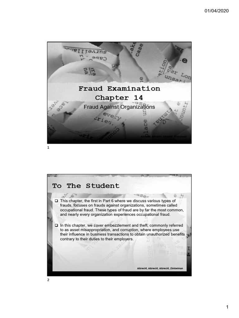 M4 - Types of Fraud | PDF | Fraud | Corruption