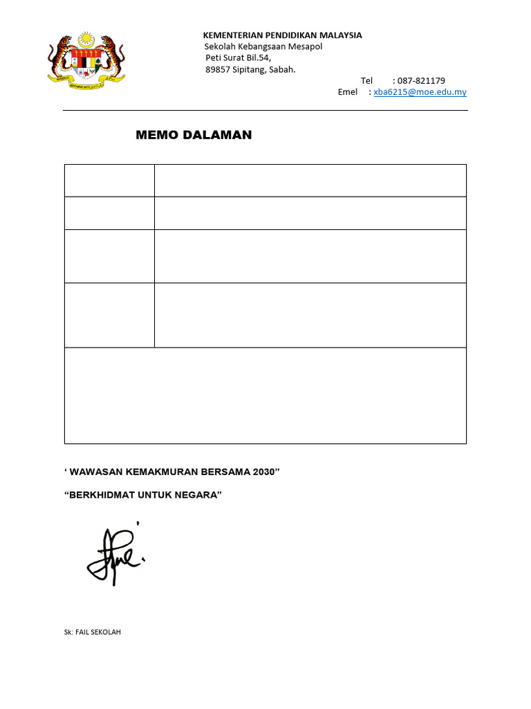 Makluman Taklimat Perkhemahan | PDF