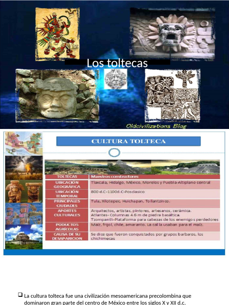 Cultura Tolteca P.P. | PDF | Cultura de las Americas | Mesoamérica