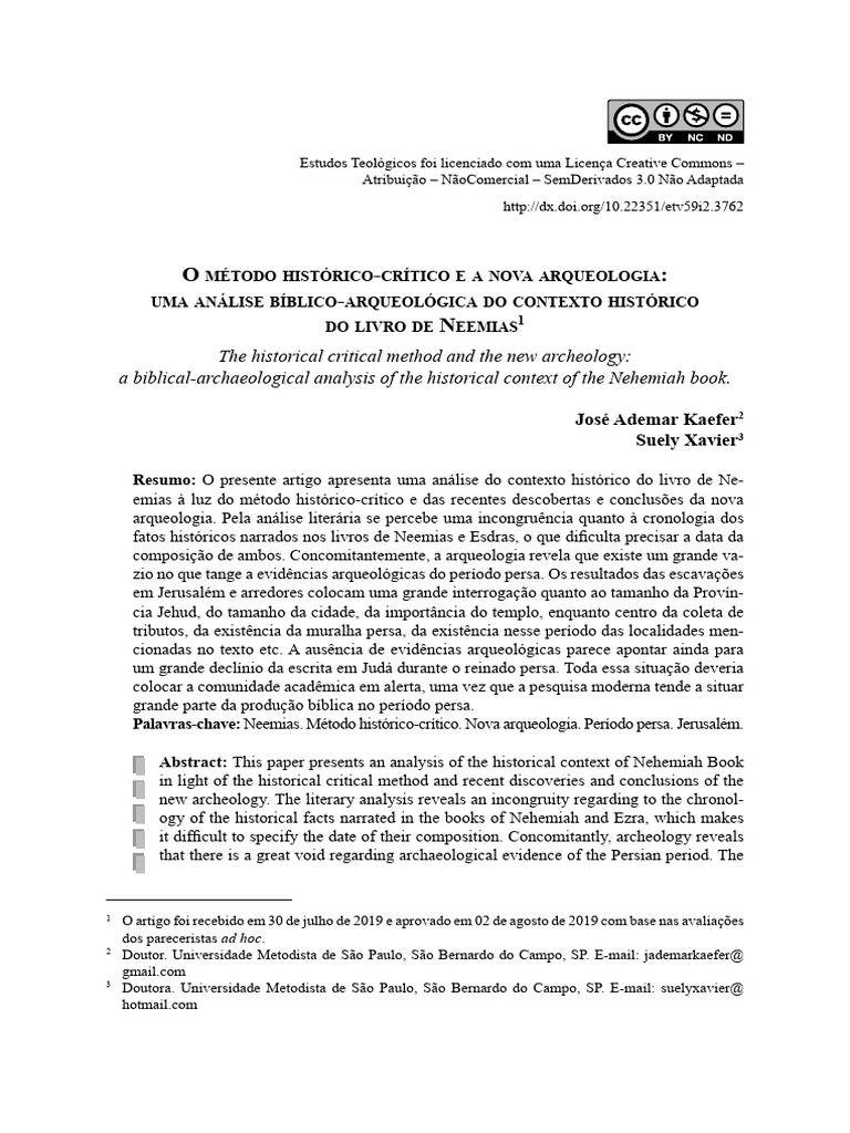 (José Ademar Kaefer - Suely Xavier) O MHC e A Nova Arqueologia ...