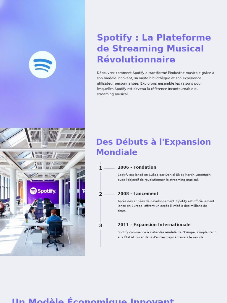 Spotify : Révolution du Streaming Musical | PDF | Spotify | Informatique