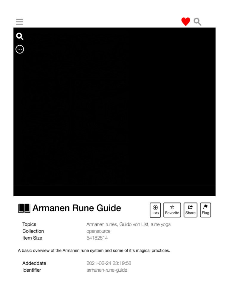 Armanen Rune Guide - Free Download, Borrow, and Streaming - Internet ...