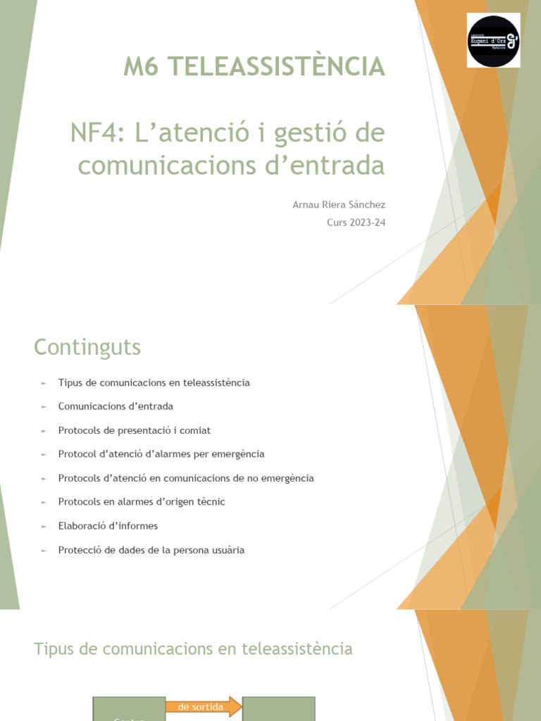 NF4 Teleassistència | PDF