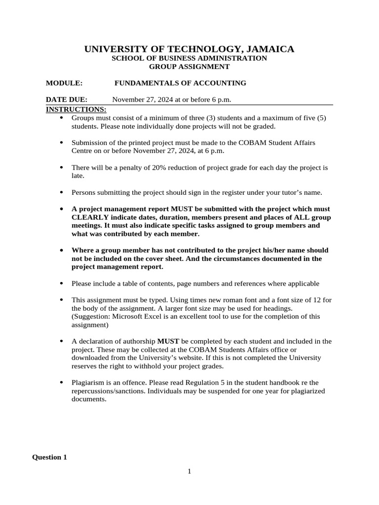 FOA Assignment 2024-25 Sem 1 | PDF | Banks | Debits And Credits