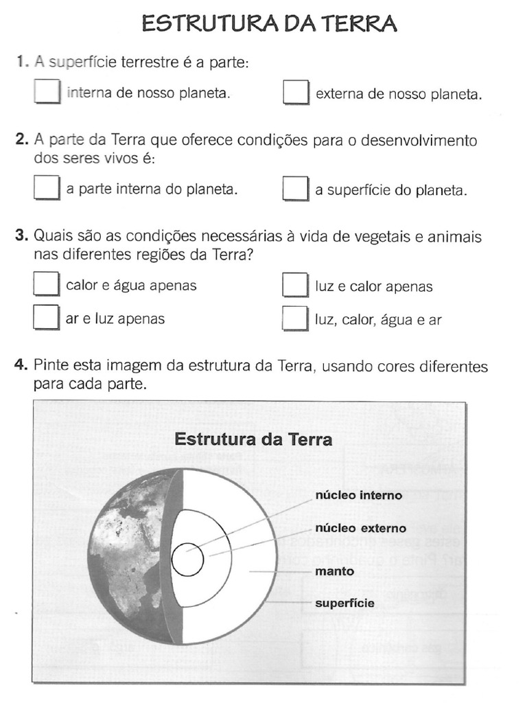 Estrutura Da Terra | PDF