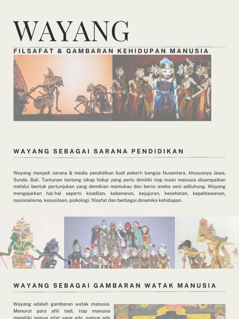 WAYANG | PDF