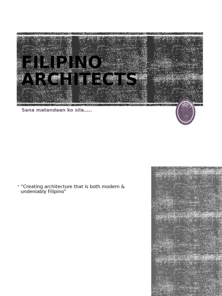 Filipino Architects 2023 | PDF | Philippines