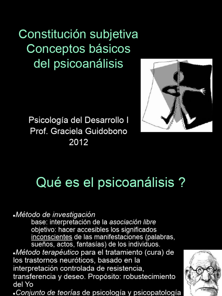 Constitución Subjetiva Desde El Psicoanálisis 2do Año | PDF ...
