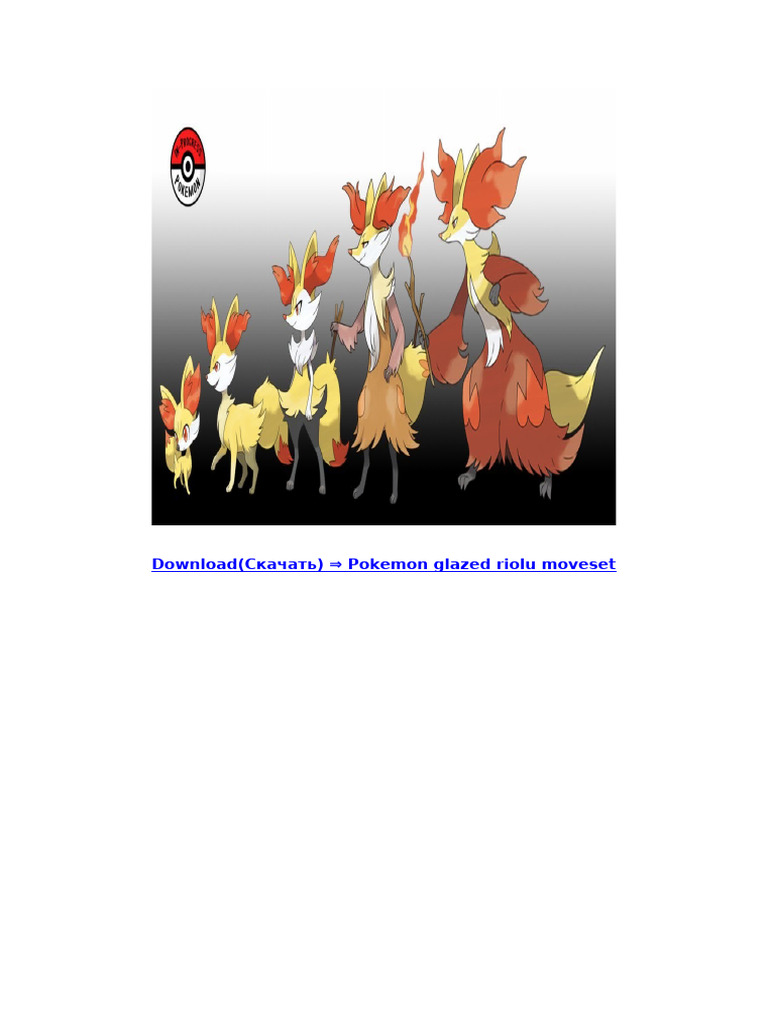 Pokemon Glazed Riolu Moveset | PDF | Games & Activities