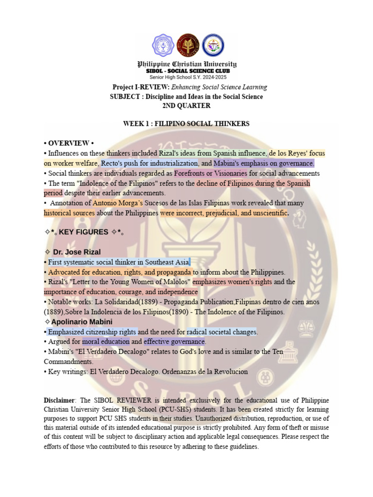 Project I Review 2nd Quarter in Diss 1 | PDF | Interdisciplinarity ...