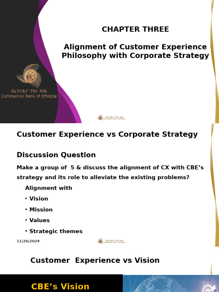 Aligning Customer Experience with CBE Strategy | PDF | Customer ...