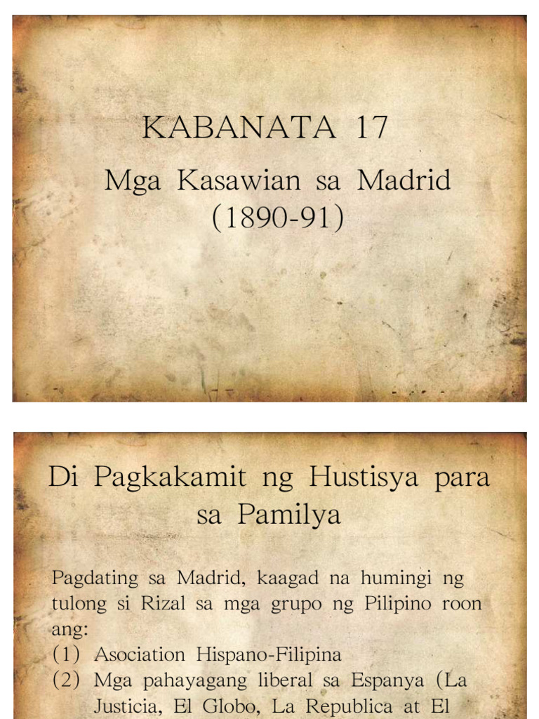 Kabanata-17-Rizal Compress 081457 | PDF