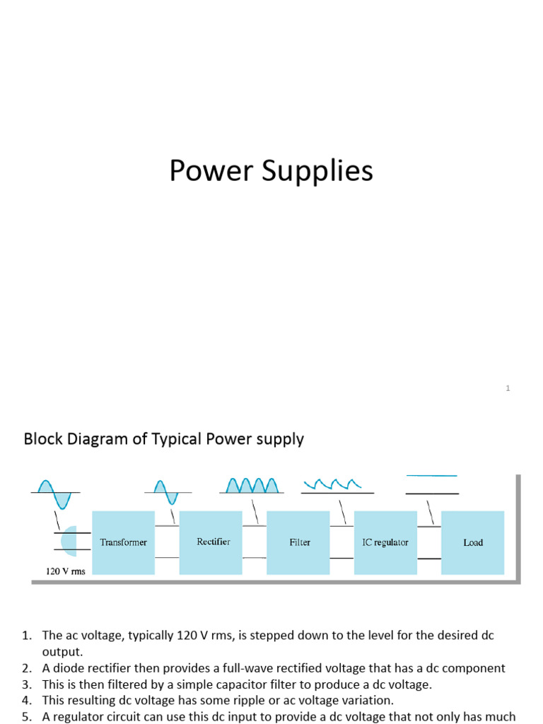 L2 Power Supplies and Regulators | PDF | Rectifier | Power Supply