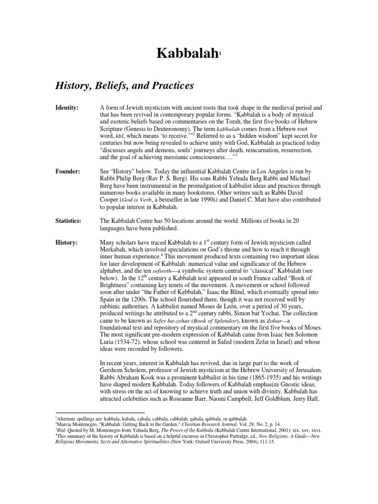 Kabbalah | PDF | Kabbalah | Zohar