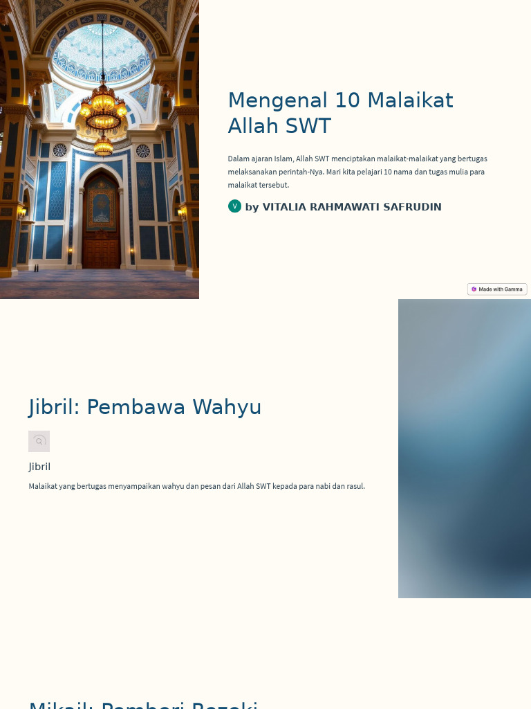 Mengenal 10 Malaikat Allah SWT | PDF