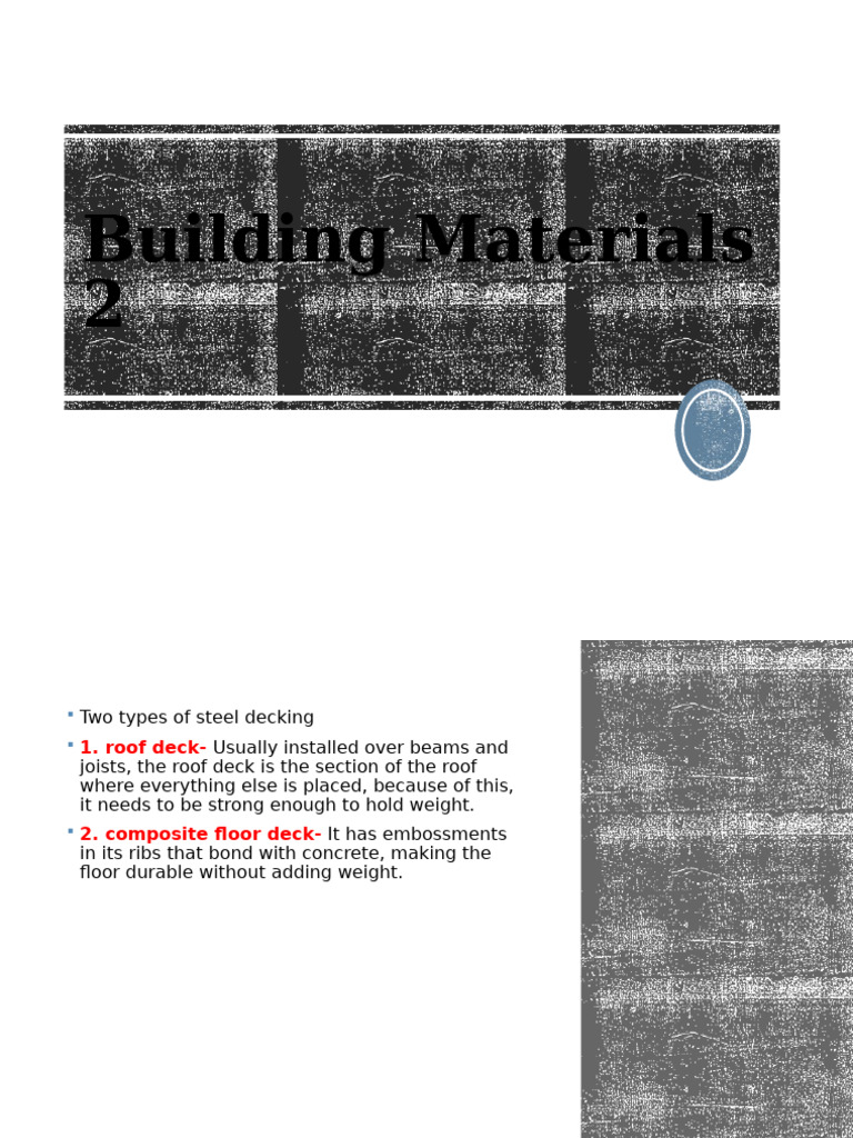 Building Materials 2 | PDF