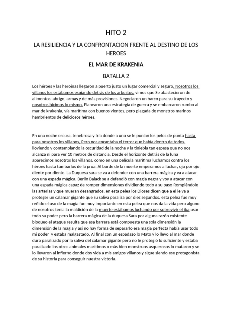 Hito 2 | PDF | Pulpo