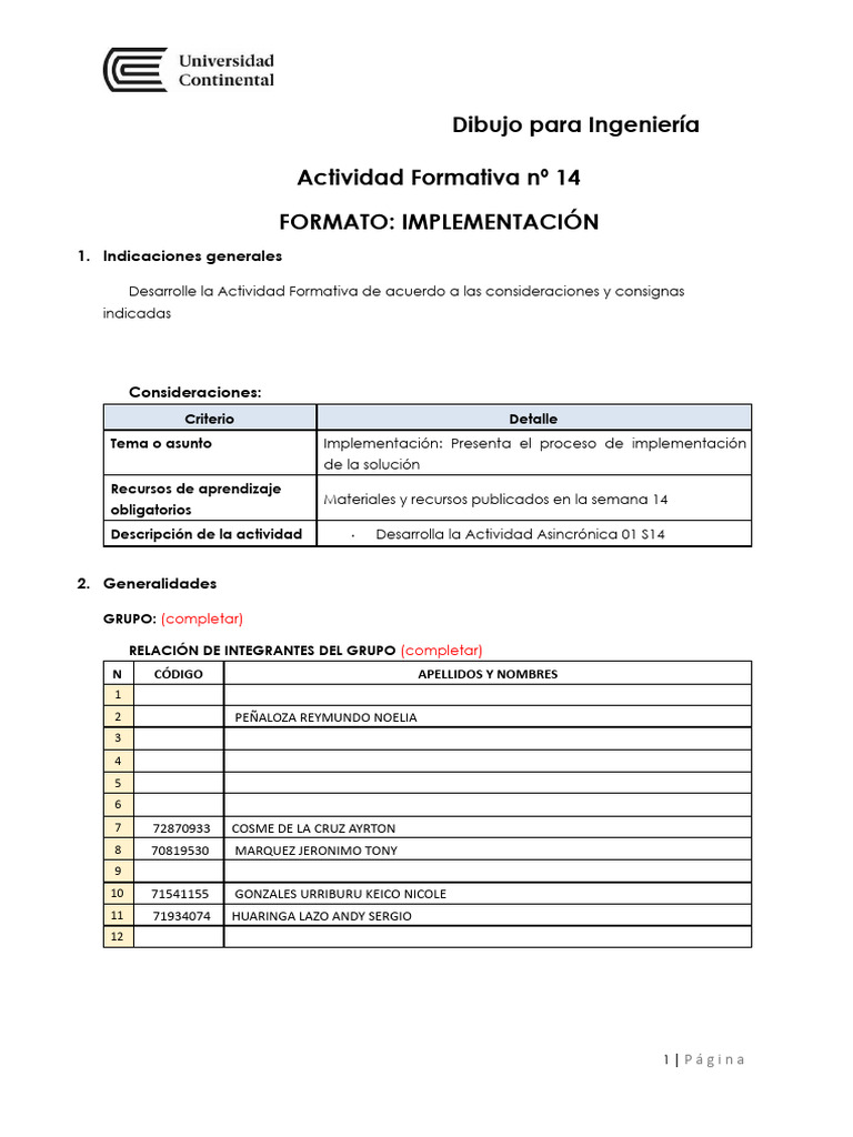 02 Formato de Implementacion | PDF | Informática