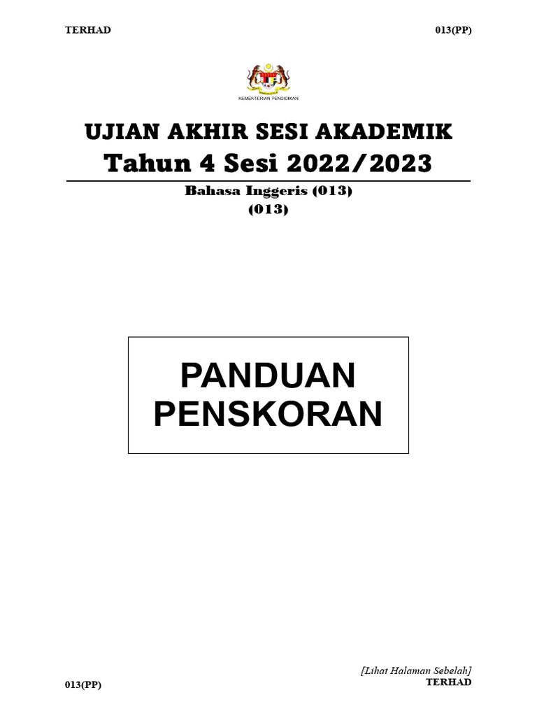 Skema Uasa Bi t4 | PDF