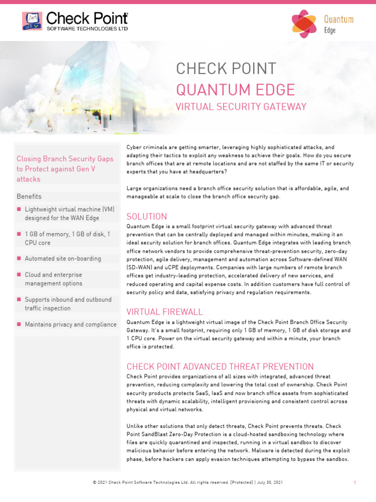 Quantum Edge Datasheet Pdf Security Computer Security 2824