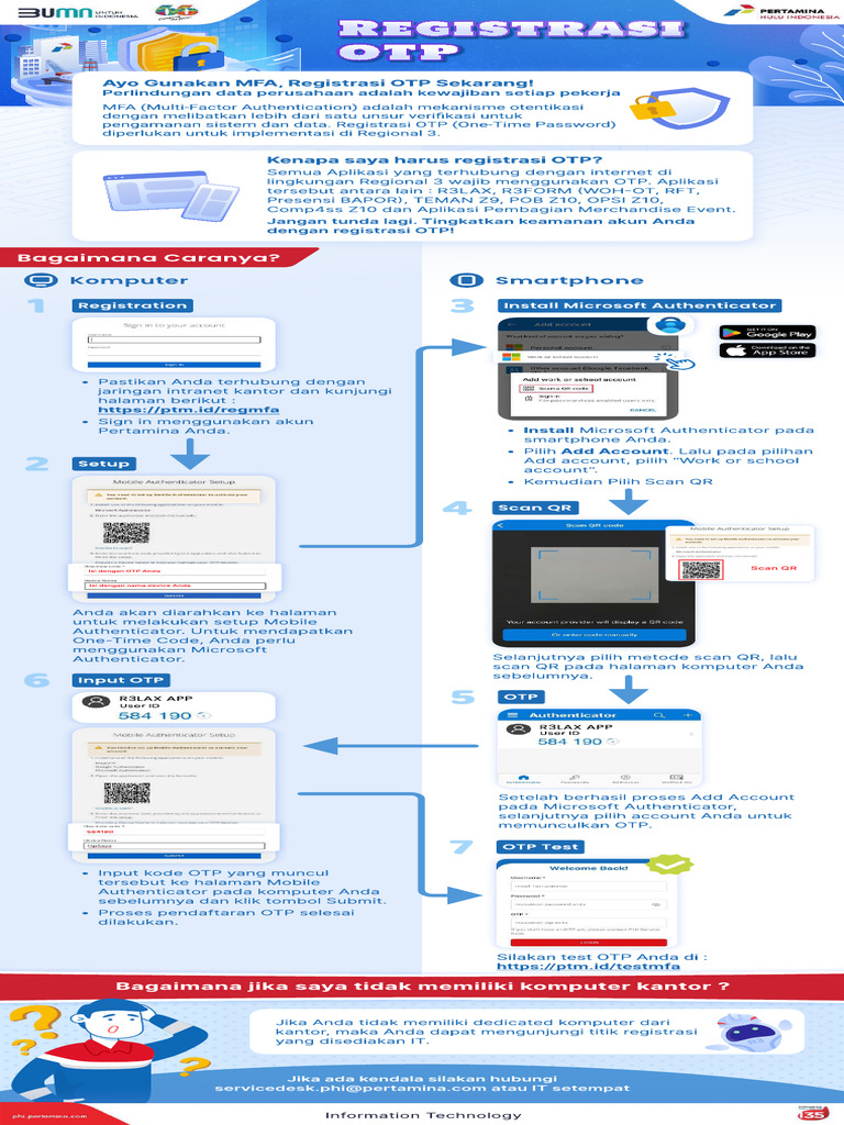 Panduan Registrasi OTP | PDF | Komputer