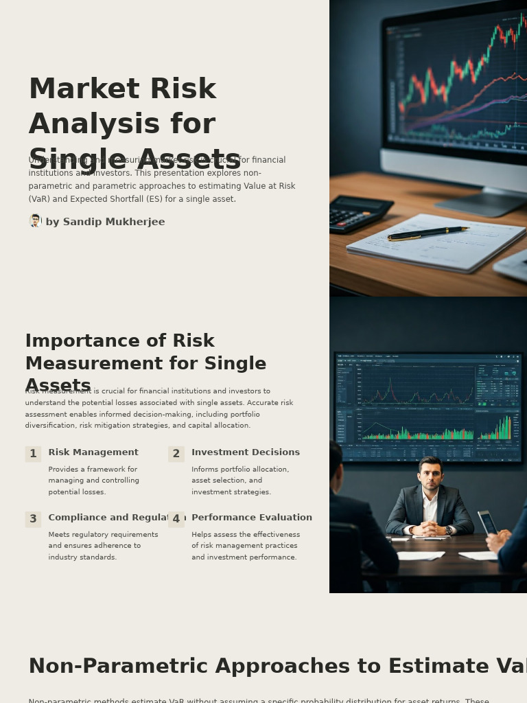 Market Risk Analysis For Single Assets | PDF | Value At Risk | Risk