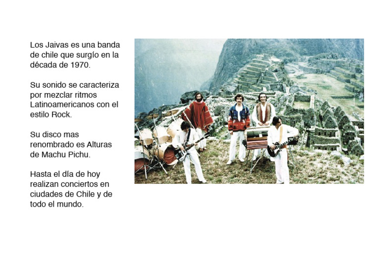 Biografía Los Jaivas | PDF