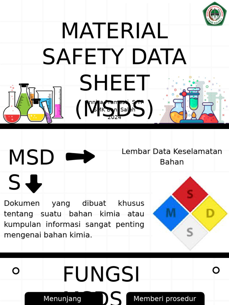 Material Safety Data Sheet | PDF | Kesehatan Holistik | Sains & Matematika
