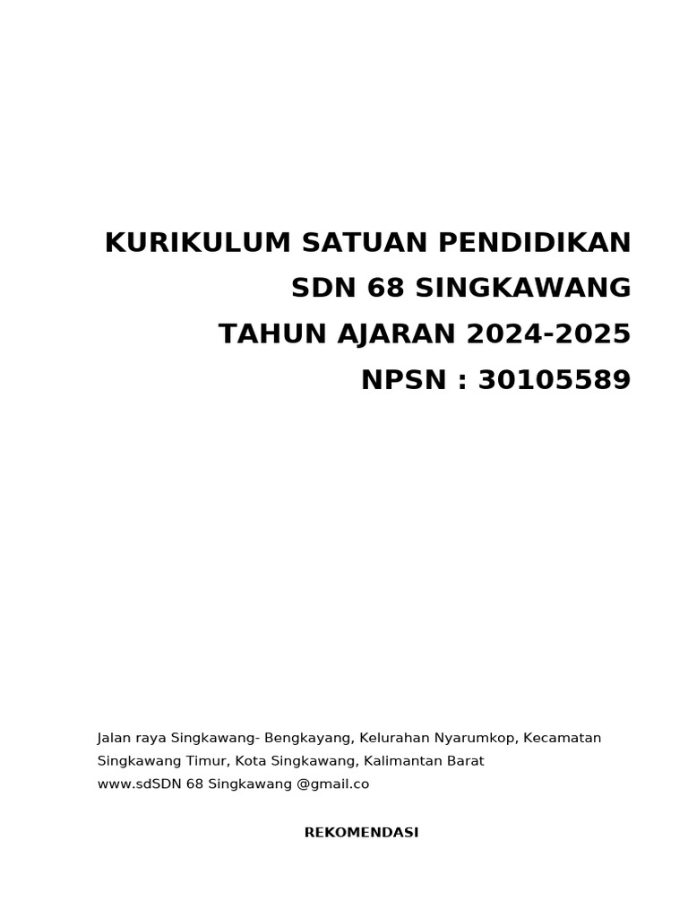 Contoh KSP Bimtek SD 2024 Ok | PDF | Karier & Perkembangan | Seni