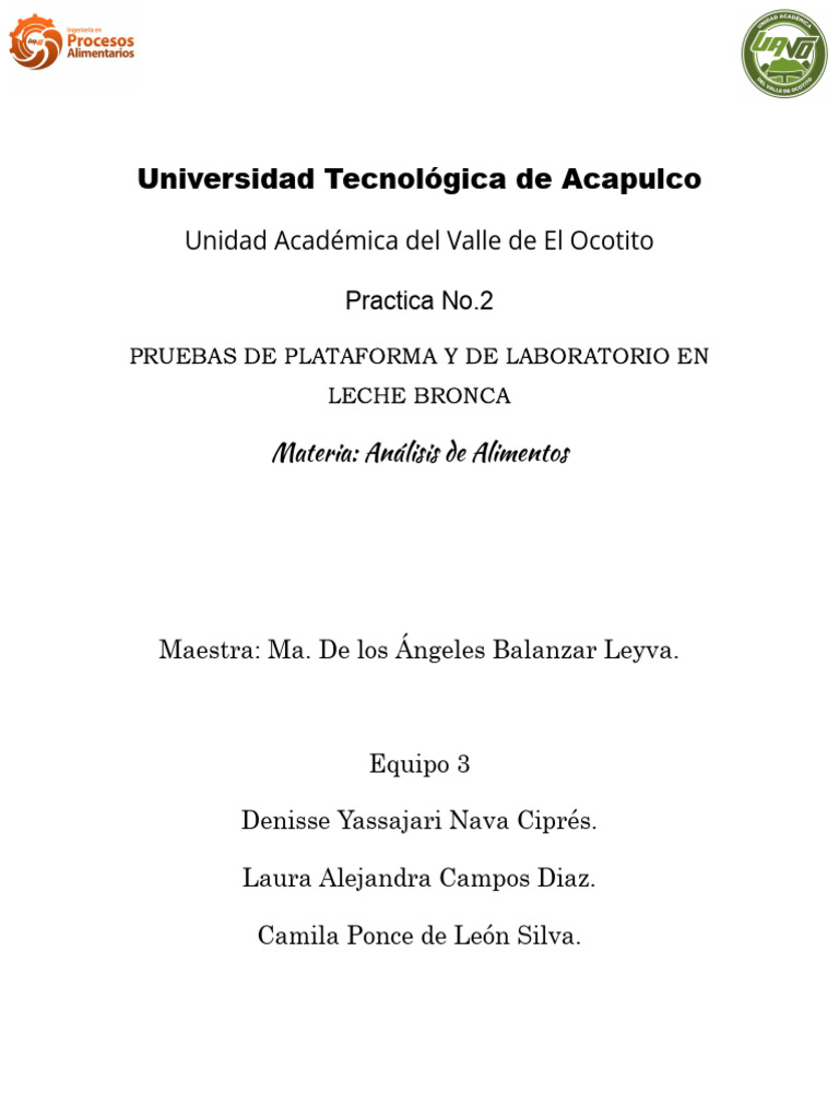 Leche | PDF | Leche | Ph