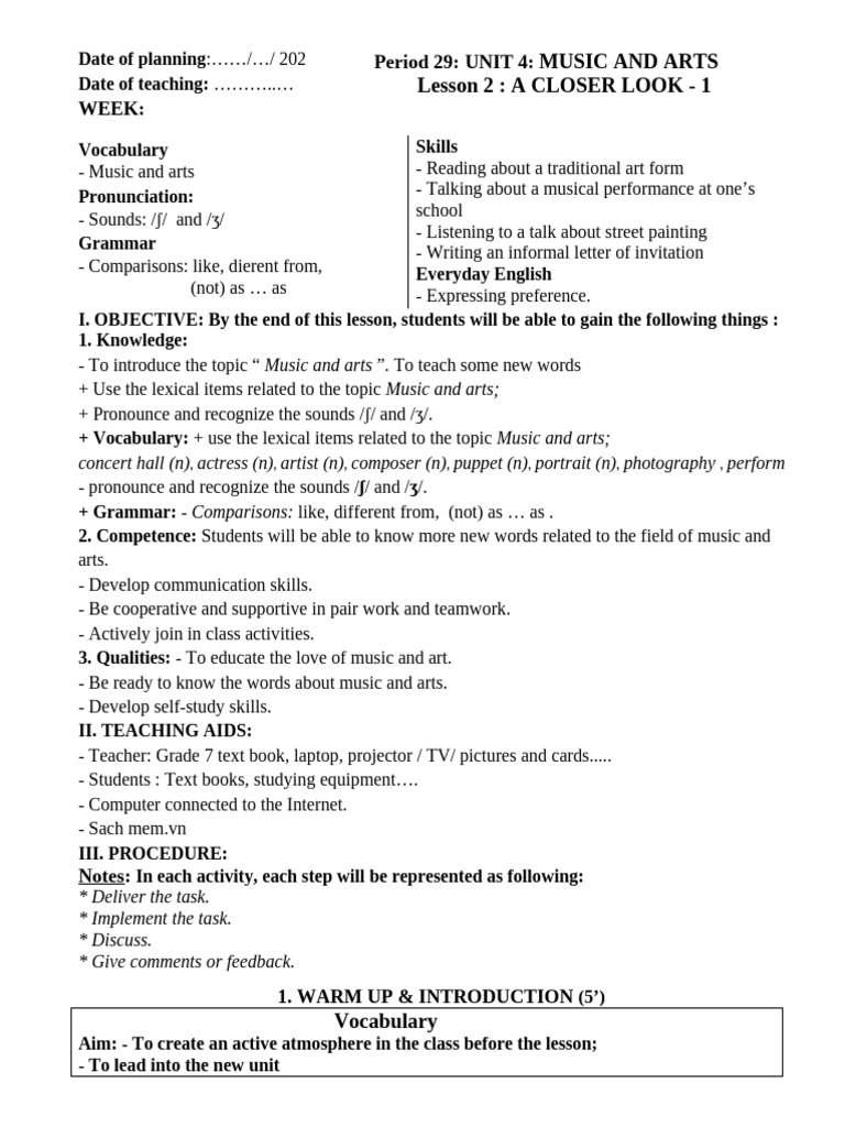 Unit 4 - Lesson 2 - A Closer Look - 1 | PDF | Vocabulary | English Language