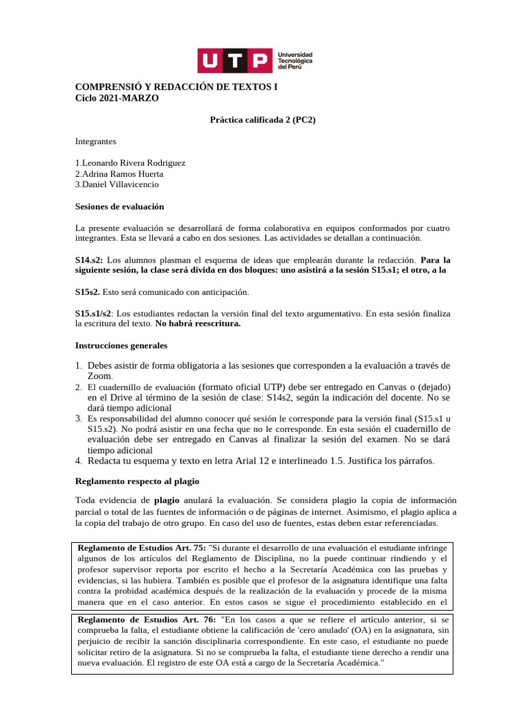 Plantilla PC2 | PDF | Enseñando