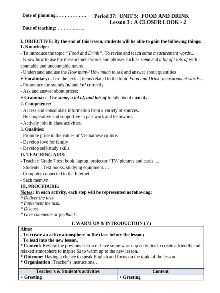 Unit 5 - Lesson 3 - A Closer Look - 2 | PDF | Noun | Linguistics