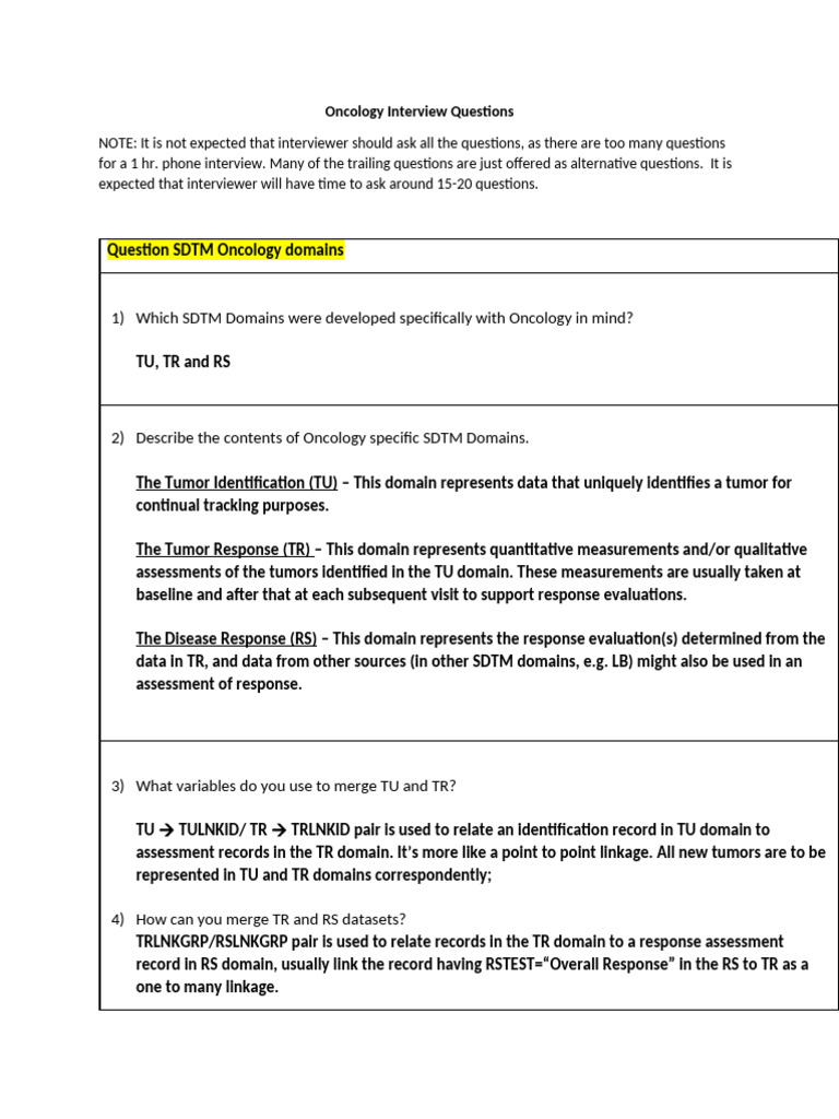 Programming Interview - Contract Programmer - Oncology Technical ...