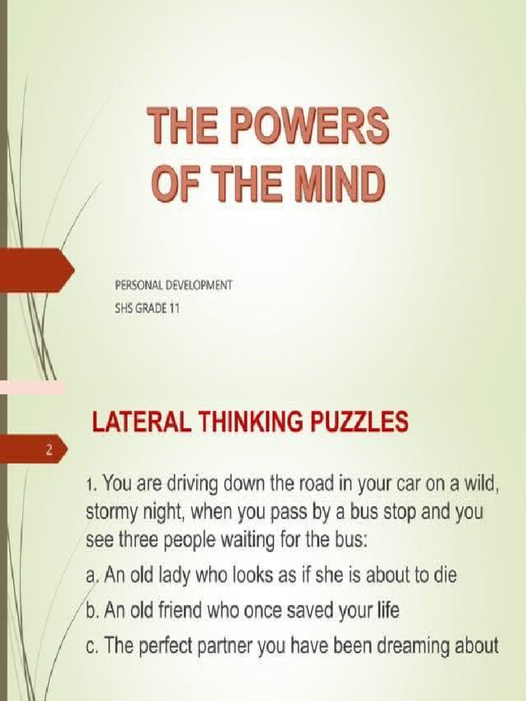 The Power of Mind | PDF