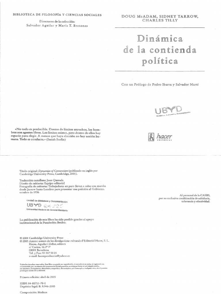 Contienda Política en 1789 | PDF