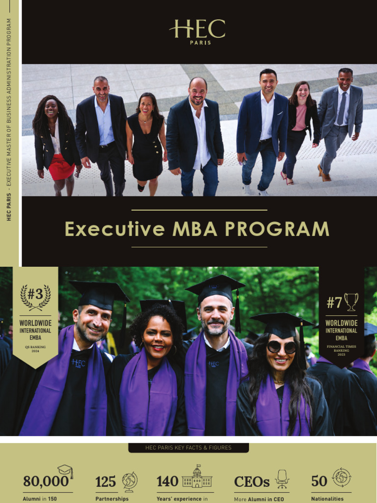 EMBA Brochure 2024 | PDF | Master Of Business Administration | Business