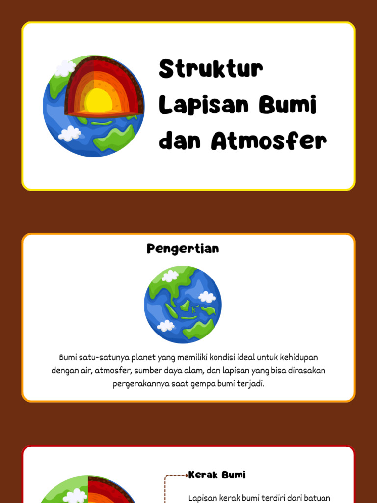 Struktur Lapisan Bumi dan Atmosfer | PDF