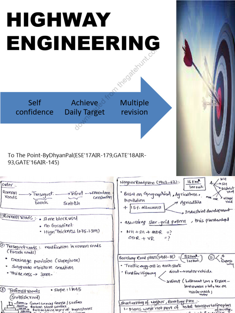 Highway Engineering Study Guide | PDF