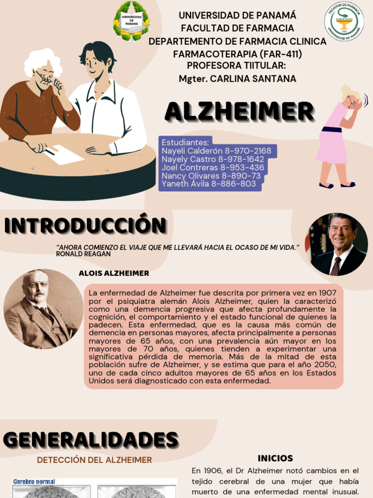 Enfermedad de Alzheimer: Diagnóstico y Tratamiento | PDF | Enfermedad ...