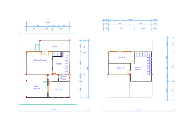 Denah Homestay | PDF