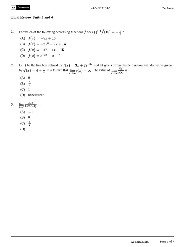 TB FinalReviewUnits3and4 6735f40b49e333.6735f40e1163f1.56735752 | PDF ...