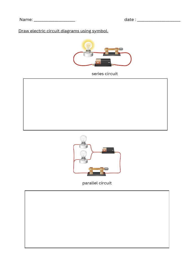 Draw Electric Circuit Diagrams Using Symbol. - 20240813 - 193905 - 0000 ...
