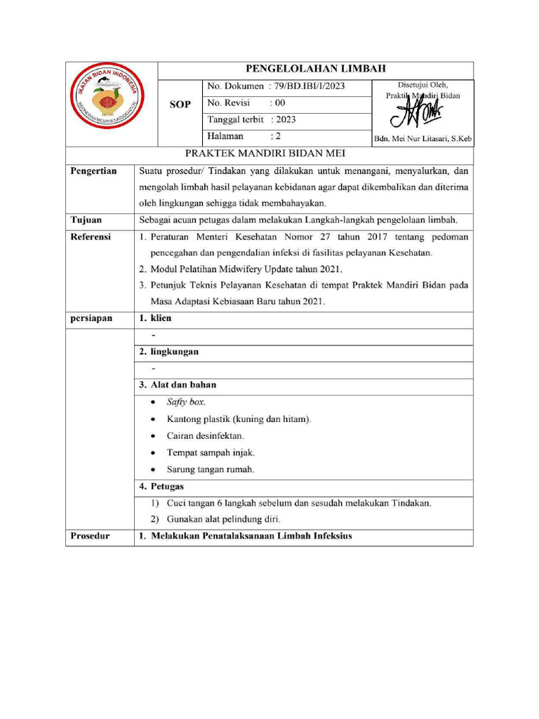 SOP BID MEY - Compressed | PDF