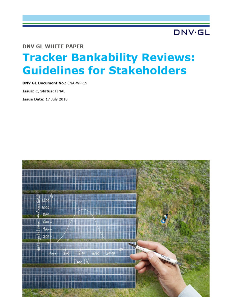DNV GL Tracker Bankability White Paper 17-07-2018 | PDF | Wind Tunnel ...