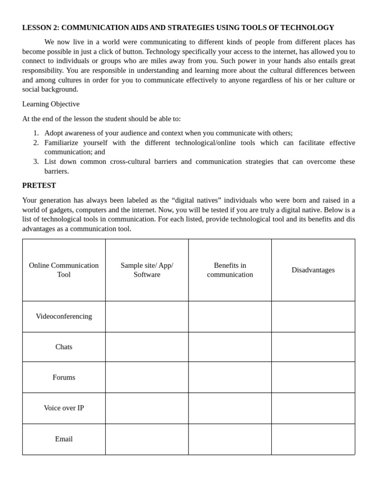 LESSON 2 - Purposive Communication | PDF | Communication | Multimedia