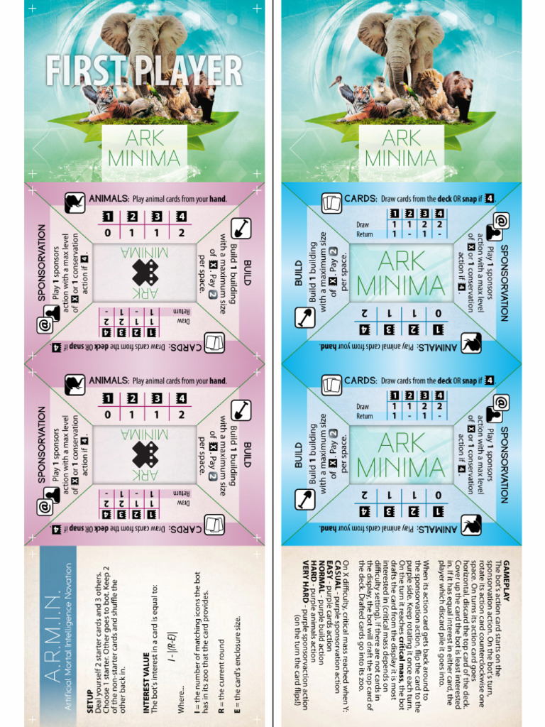 Ark Minima CARDSPRINT COLOR Singlesided | PDF