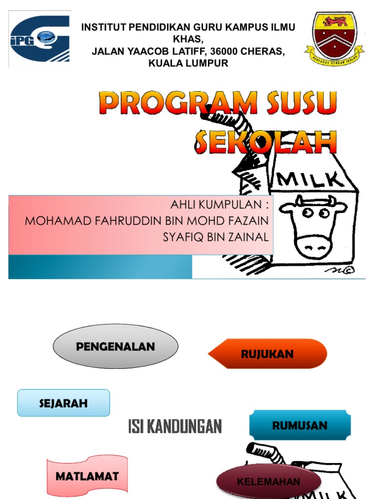 Program Susu Sekolah | PDF
