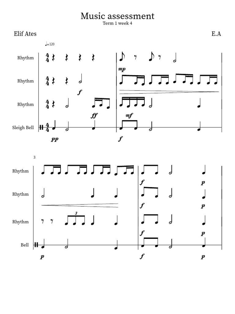 Music Assessment | PDF
